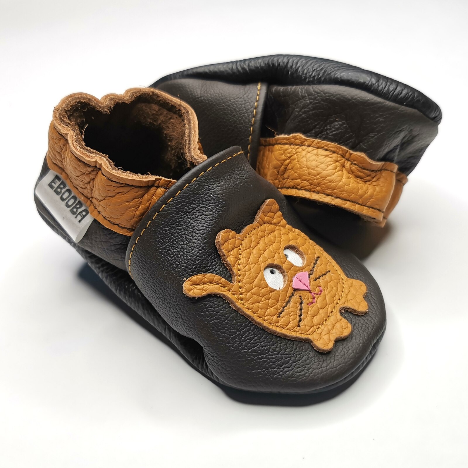 Botosei din piele naturala pisica 6-12 luni-Ebooba - eMAG.ro