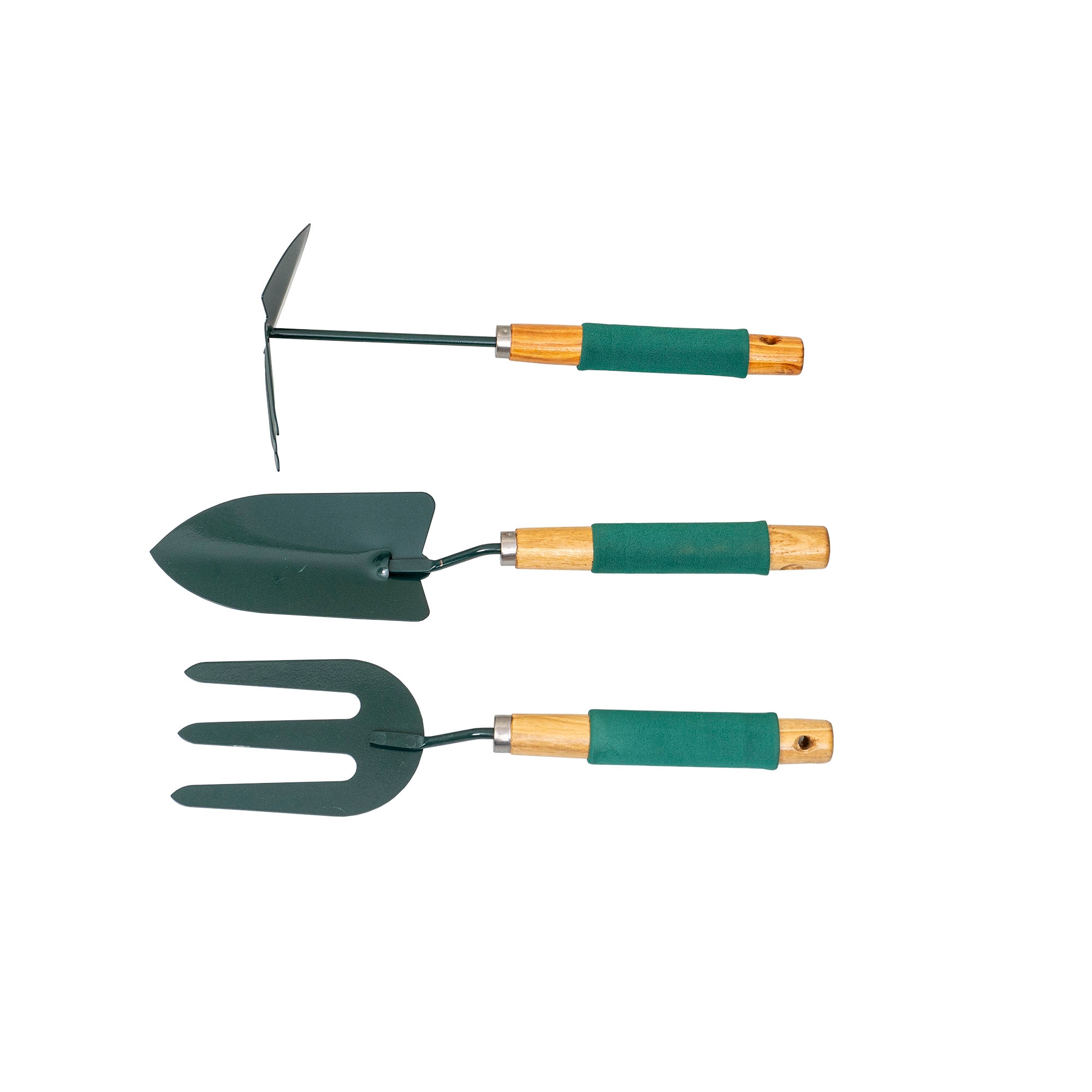 Set 3 ustensile de gradina pentru plantat, maner SOFT verde Z-TOOLS ...
