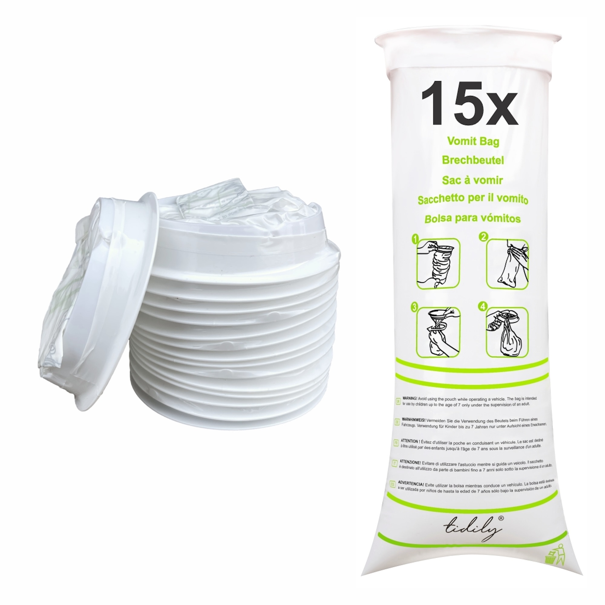 Punga de voma Tidily set 15 bucati - eMAG.ro