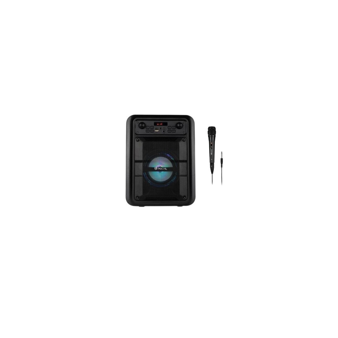 Boxa Portabila 20 W, Conectivitate Bluetooth, USB, Aux, Microfon cu fir ...