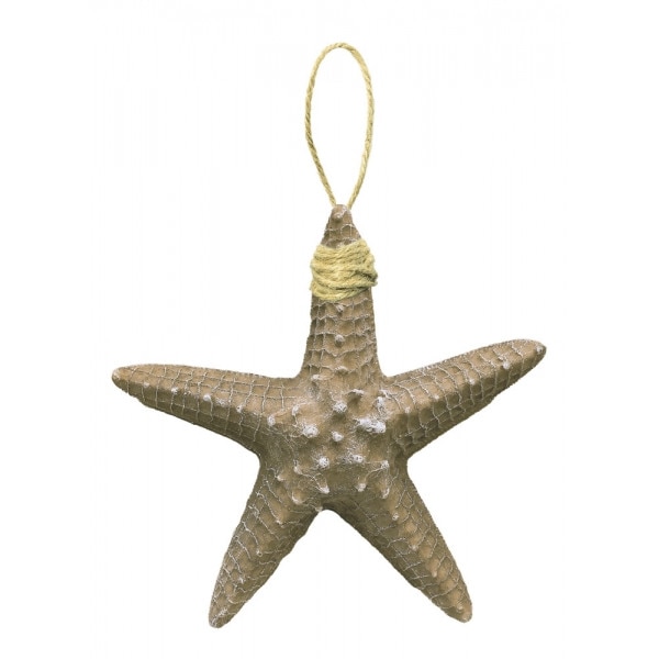 Stea de mare decorativa, rasina pictata, 21x21x6cm - eMAG.ro