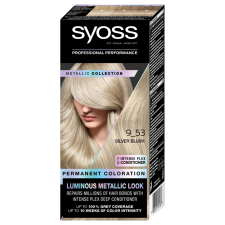Vopsea de par permanenta Syoss Baseline Metallic Collection, 9-53 ...
