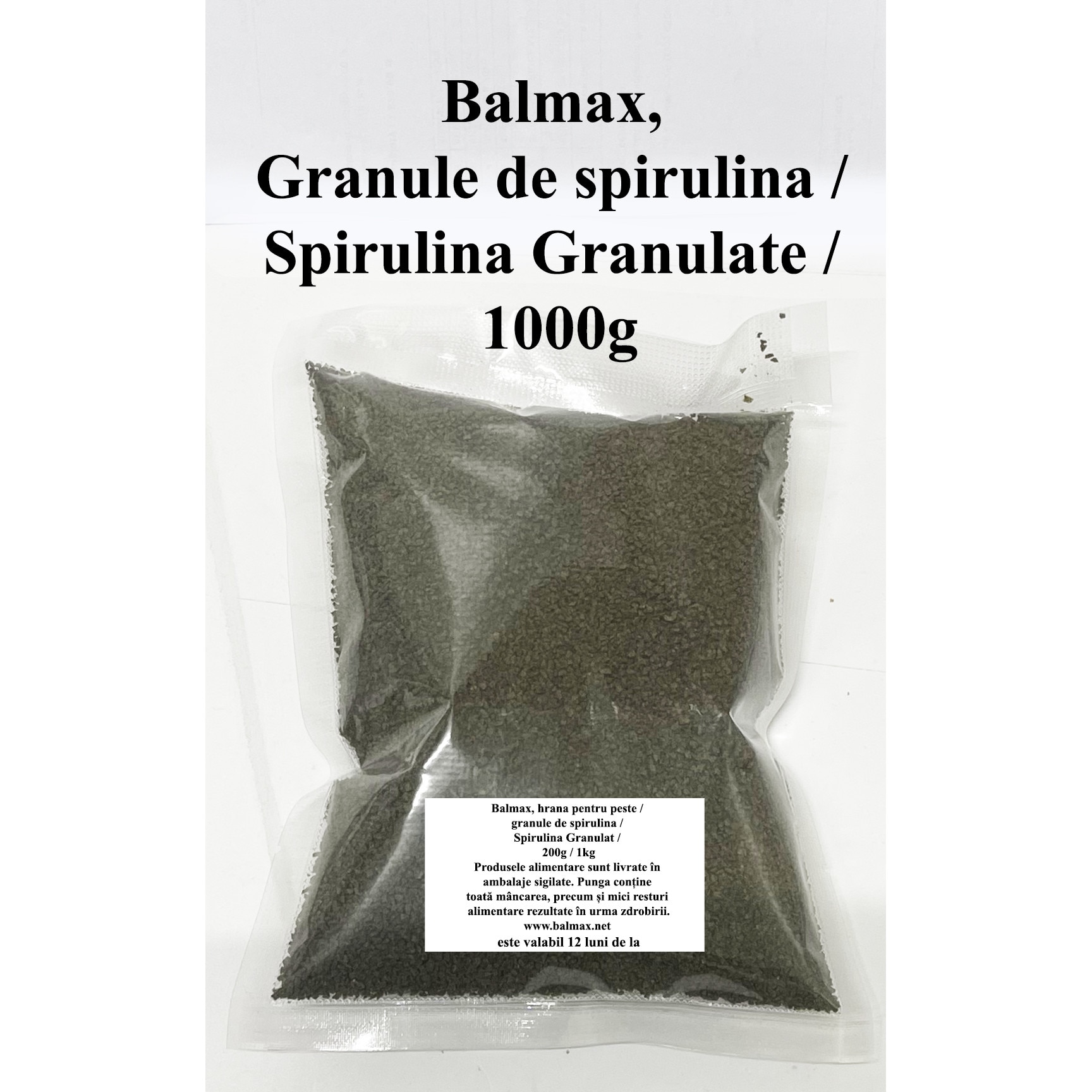 Spirulina granulátum, Balmax, 1000g - eMAG.hu