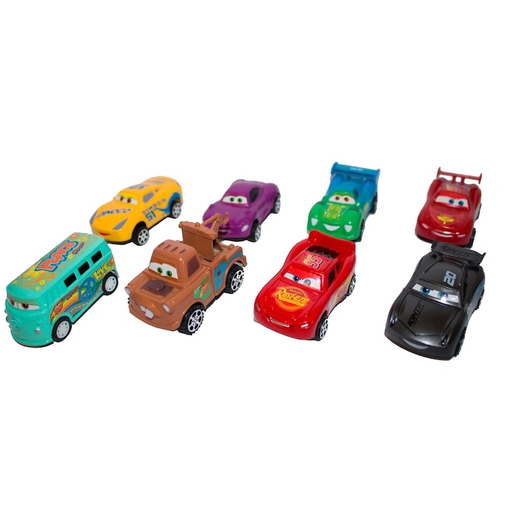 Set de 8 Masinute CARS, multicolor - eMAG.ro