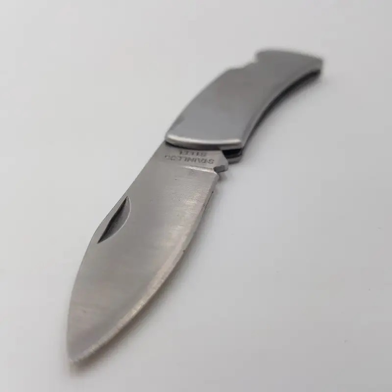 Cutit de Buzunar din Otel Inoxidabil sI Metal, Model Garmish, 7 cm ...