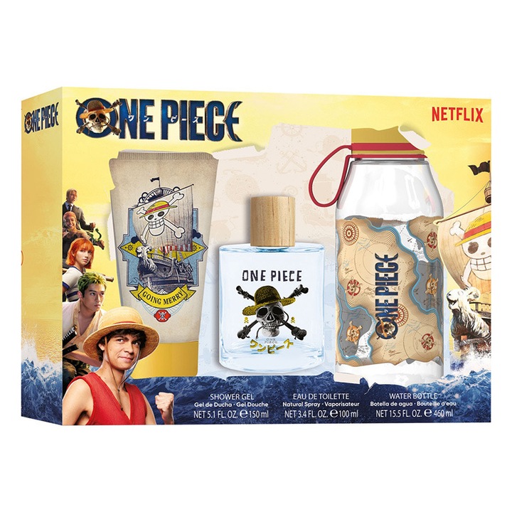 Set copii One Pice Air Val: Gel dus 150 ml + apa toaleta 150 ml ...