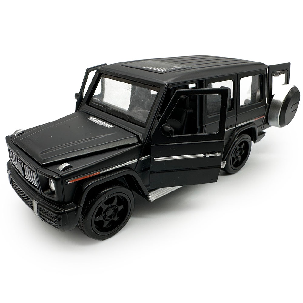 Macheta de metal Mercedes Benz Clasa G, 1:36, negru, Motor pull-back ...