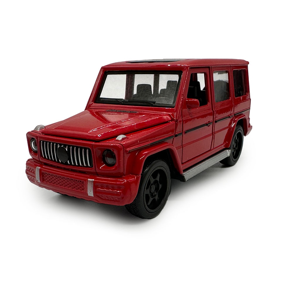 Macheta de metal Mercedes Benz Clasa G, 1:36, rosu, Motor pull-back ...