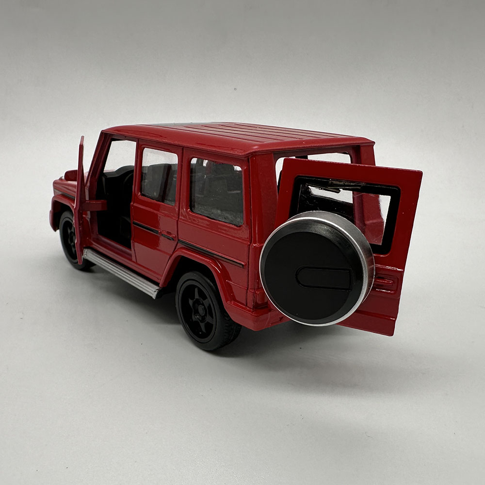 Macheta de metal Mercedes Benz Clasa G, 1:36, rosu, Motor pull-back ...