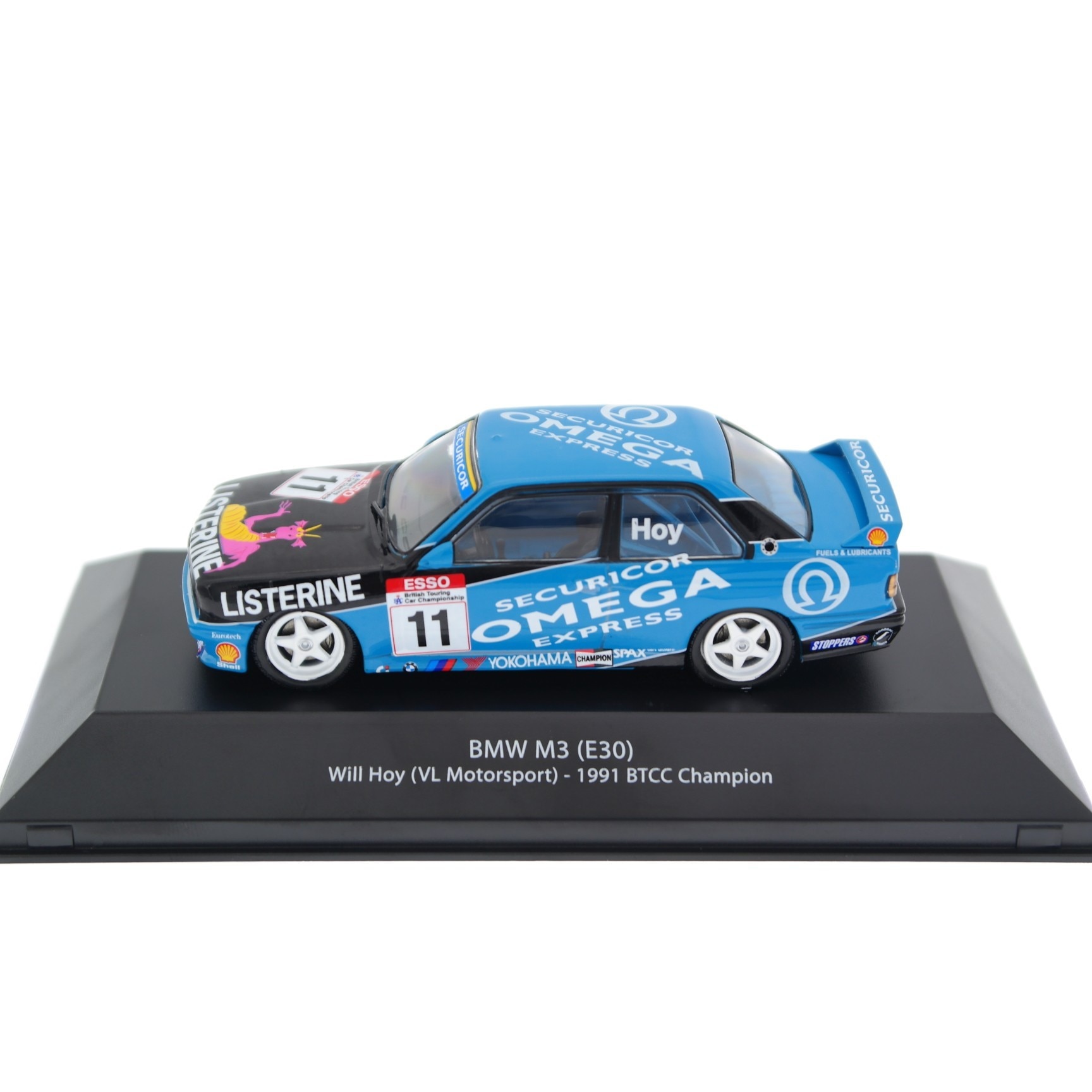 Macheta BMW M3 E30 Will Hoy VL Motorsport - 1991 BTCC Champion - 1/43 ...