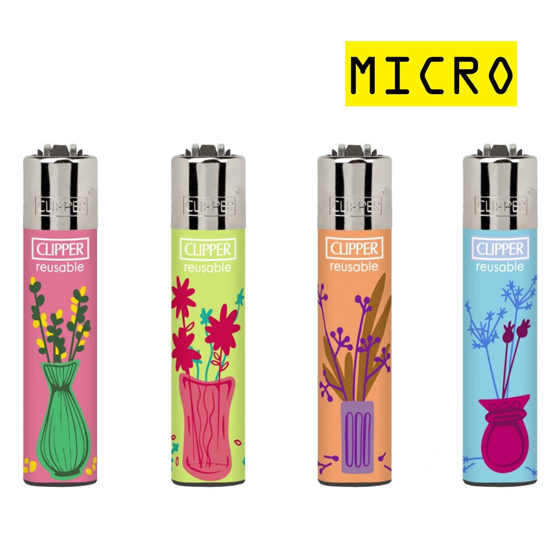 Set Brichete, Clipper Micro, Table Flowers, 4 bucati - eMAG.ro