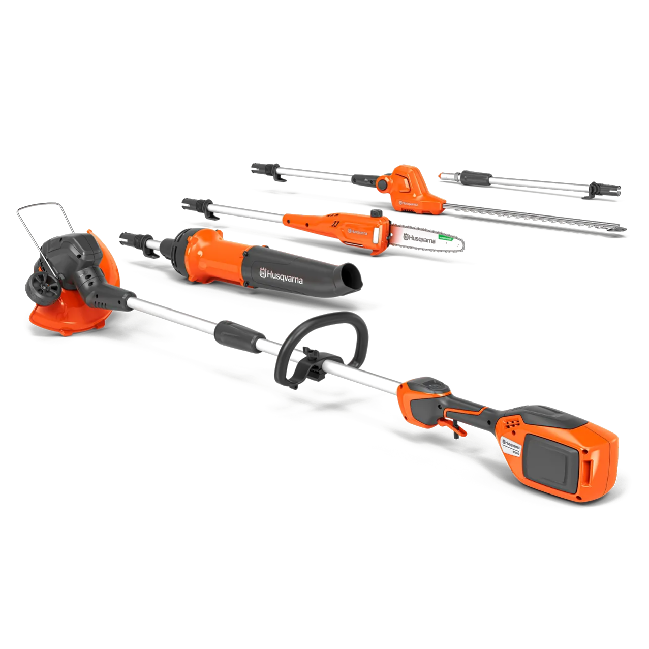 Trimmer multifunctional de tuns gazon/iarba pe acumulator Husqvarna ...