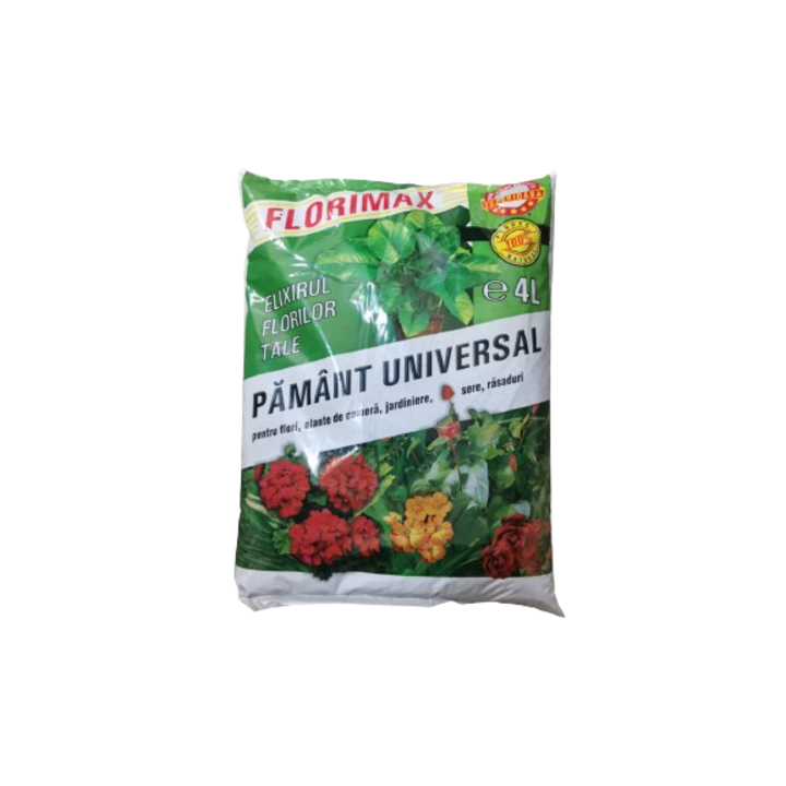 Pamant de flori Universal, Florimax, 4L - eMAG.ro