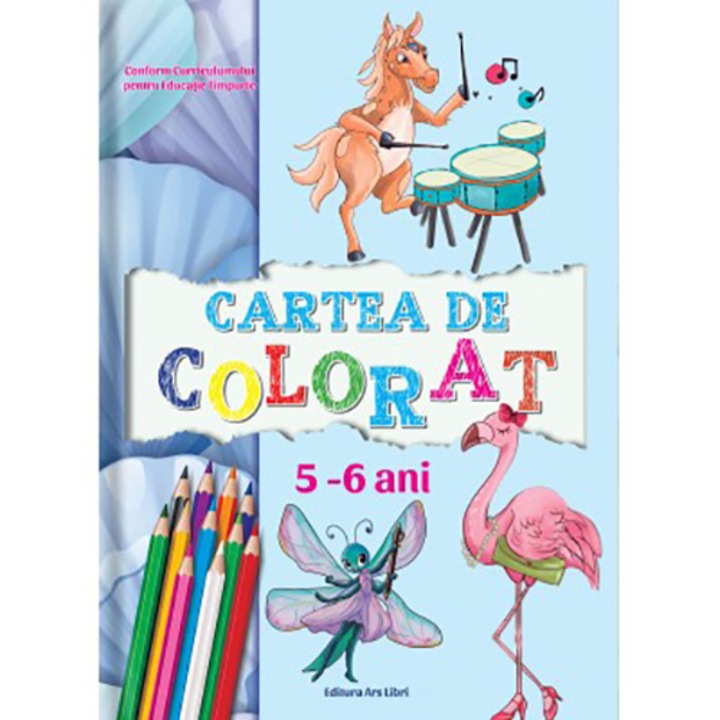 Cartea de colorat 5-6 ani - eMAG.ro