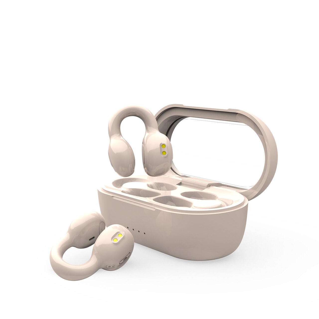 Casti Wireless, OKSJ® I20, Clip-On, Bluetooth5.3, Sport, moda, microfon ...