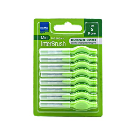 Set 8 bucati Intermed Mini Ergonomic, Periute interdentare, 0.8 mm ...