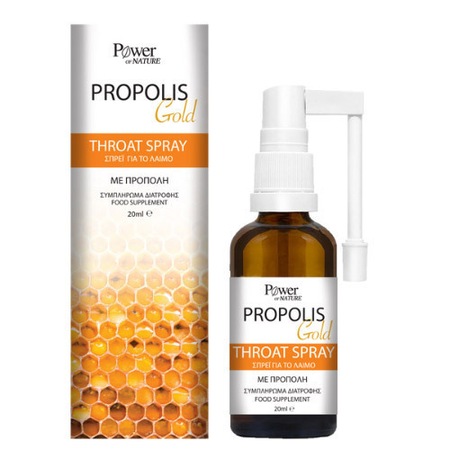Spray pentru gat Power Health Propolis Gold, Fara gluten, Lamaie, 20 ml ...