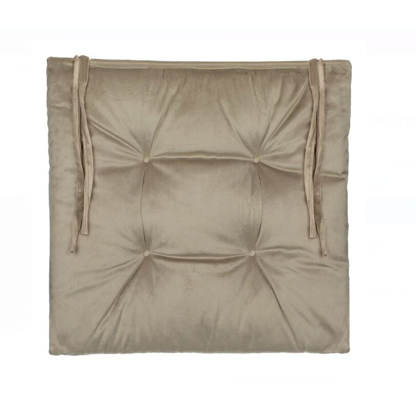 Perna Scaun Decorativa Bej Velvet 38x38cm - eMAG.ro