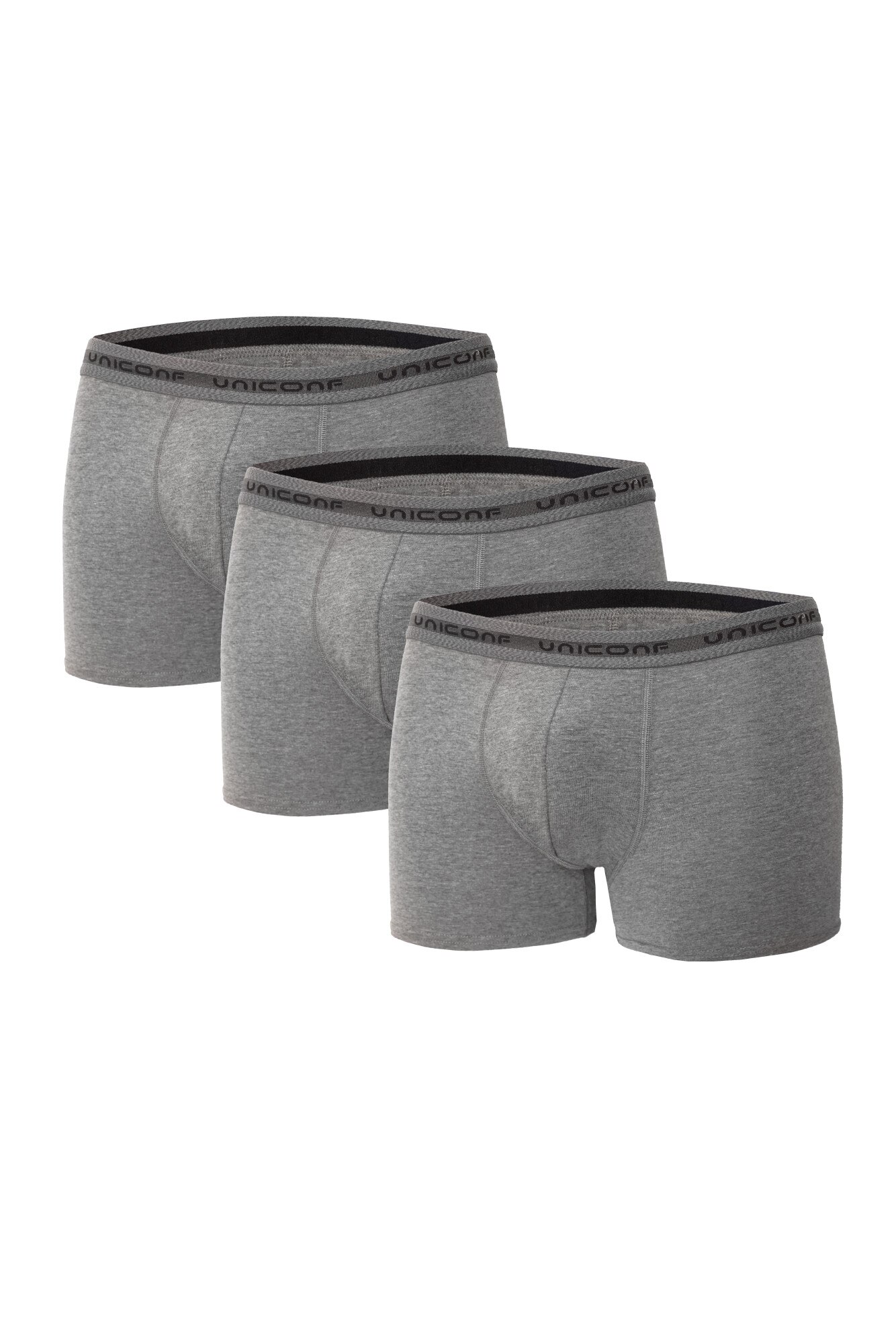 Set 3buc boxeri pentru barbati BB08SETR, gri, Uniconf, XL - eMAG.ro