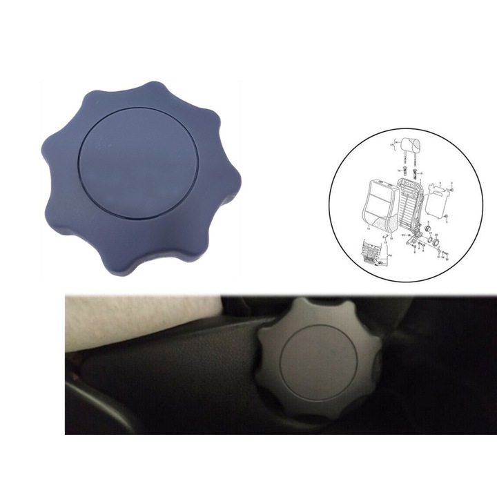 Maner reglaj scaun pentru VW Passat B5 (1996-2000) Gri - eMAG.ro