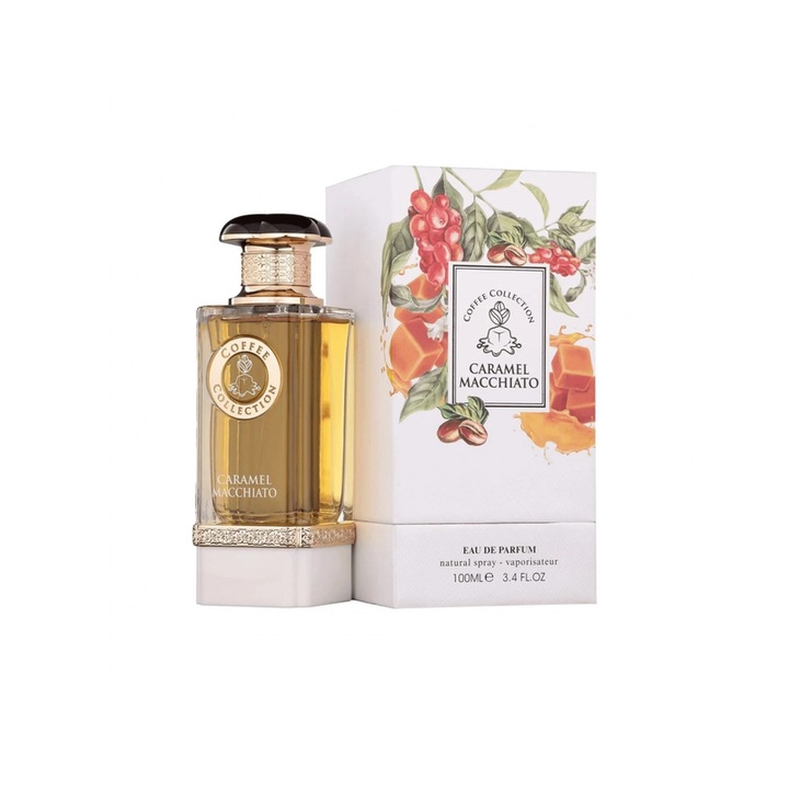 Apa de parfum, Fragrance World, Caramel Macchiato, unisex, 100 ml - eMAG.ro