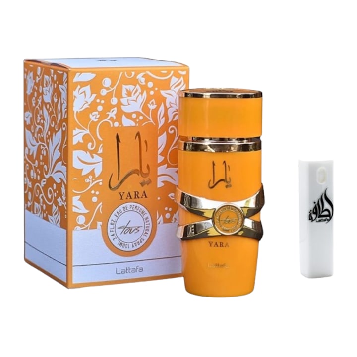 Set Apa de parfum, Lattafa Yara Tous, de dama, 100 ml, arabesc cu Kit ...