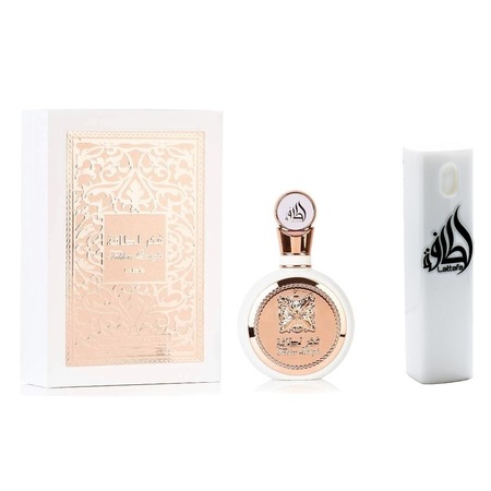 Set Apa de parfum, Lattafa FAKHAR WOMAN 100 ml pentru femei cu Kit ...