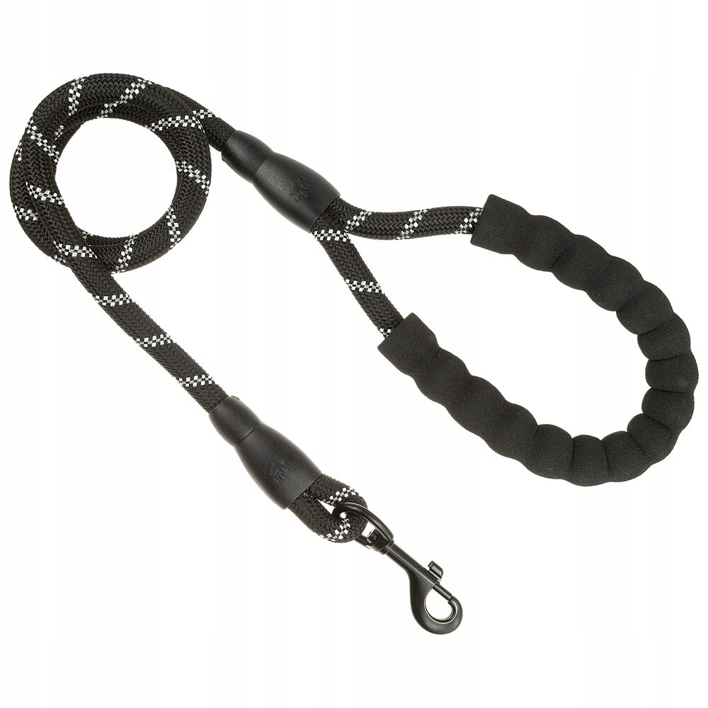 Lesa pentru caini Wesolypupil, pentru antrenament, neopren, negru cu ...