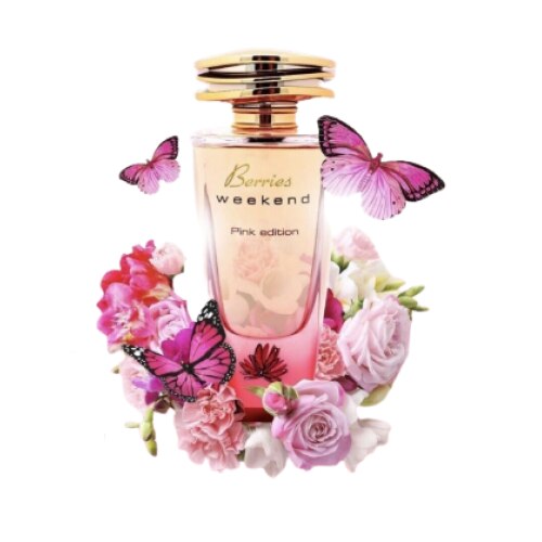 Apa de parfum, Fragrance World, Berries Weekend Pink Edition, de dama ...