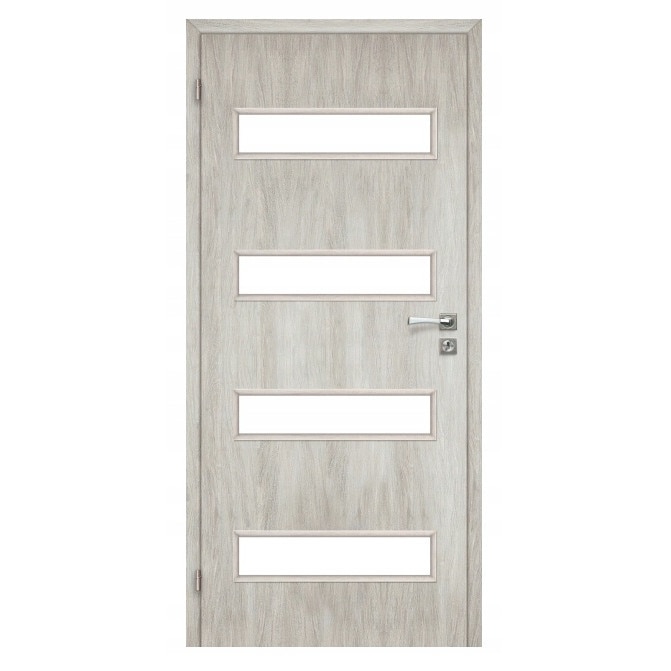 Usa interior VOSTER Milano, cu geam, lemn, 84.4x203cm - eMAG.ro