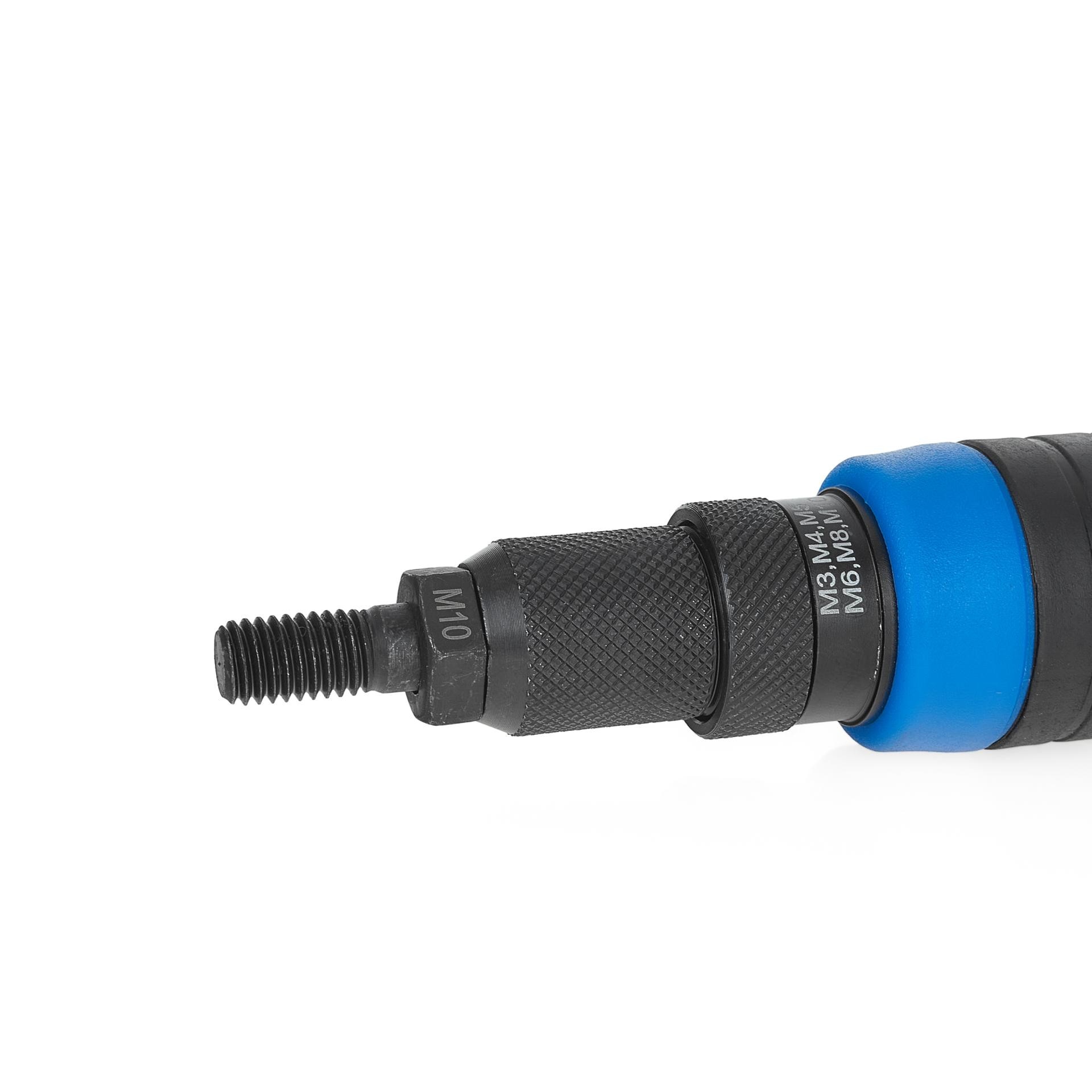 Adaptor aparat de nituit piulite, GEKO, M3-M10, pentru masina de gaurit ...