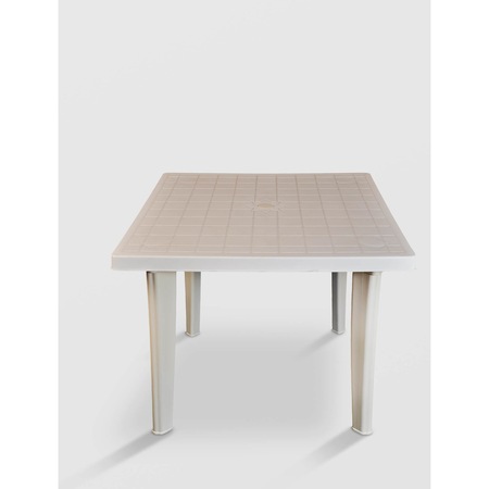 Masa gradina, Sterk, 90 x 90 x 75 cm, Alb - eMAG.ro