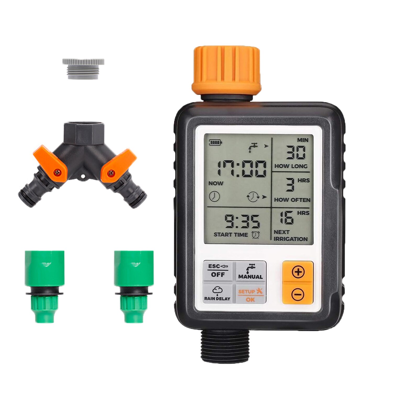 Programator Irigare Gradina, BYONDSELF®, 2 Iesiri, Durata Irigare 1 Sec ...