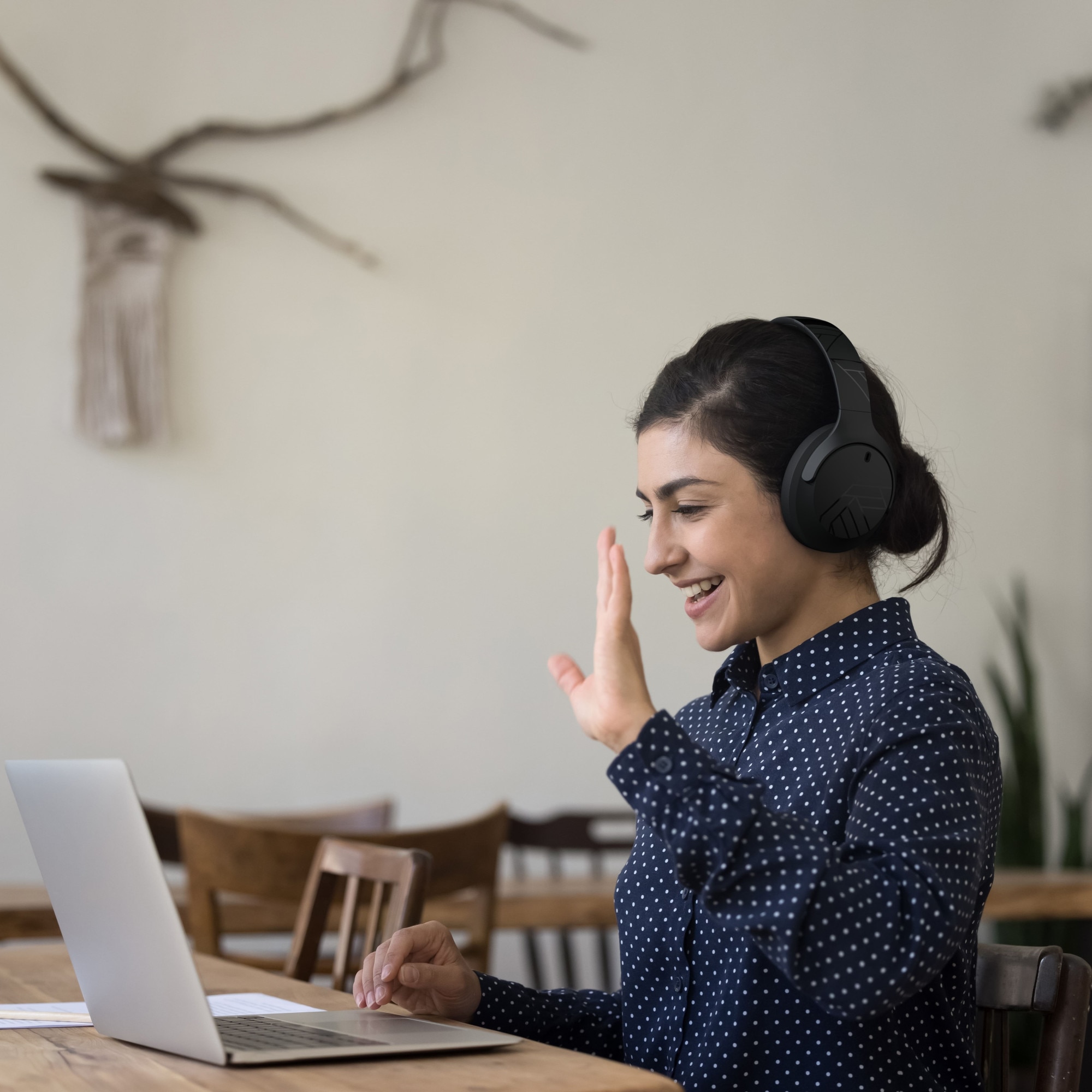 Casti Over the Ear PowerLocus Boom, Audio HI-FI, Wireless, Bluetooth ...