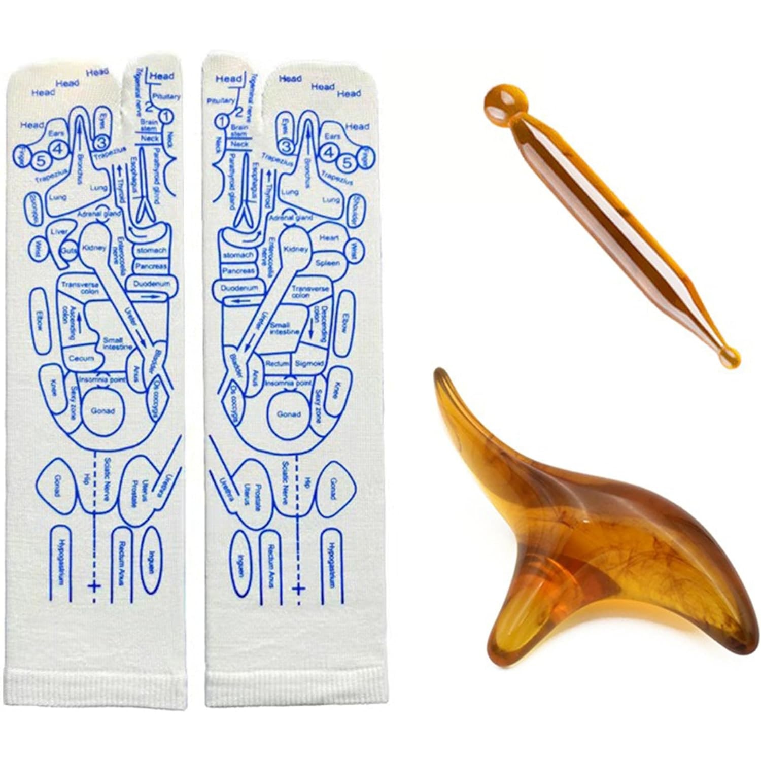 Set 3 bucati Dispozitiv, multifunctional, pentru masaj, in forma de ...