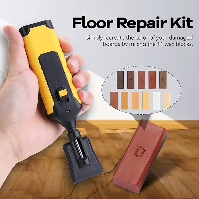 Kit de reparatie parchet si pardoseli laminate, 11 piese - eMAG.ro