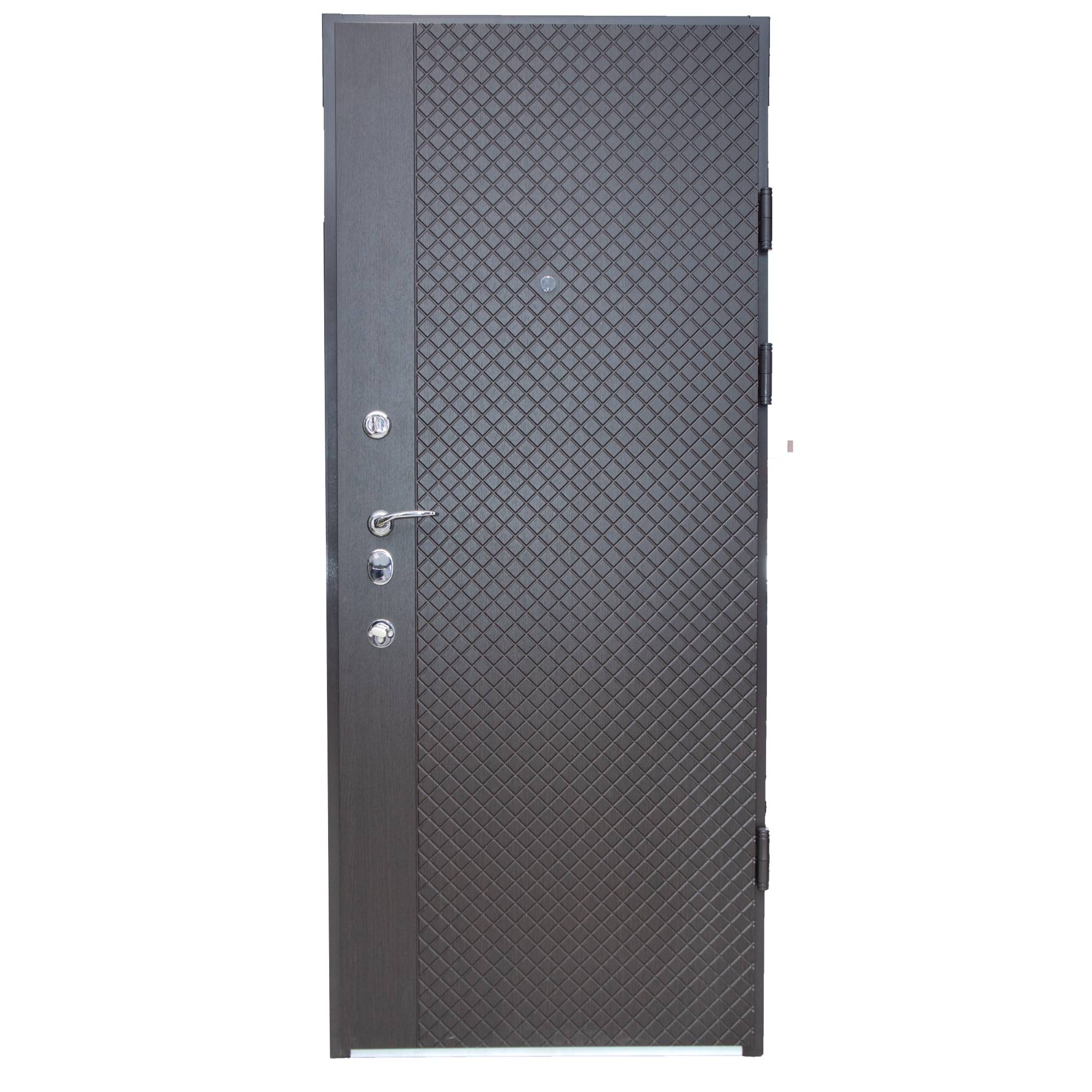 Usa metalica intrare in apartament blindata Corfu, echipata cu sild ...