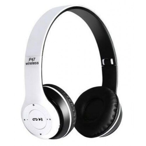 Casti wireless, Planet Tech, Bluetooth, Alb - eMAG.ro