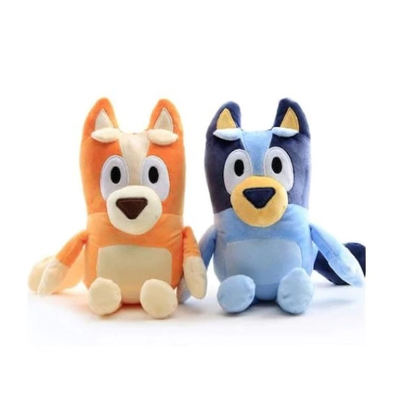 Set jucarii de plus Virtual Trend®, Bluey si Bingo, 28 cm - eMAG.ro