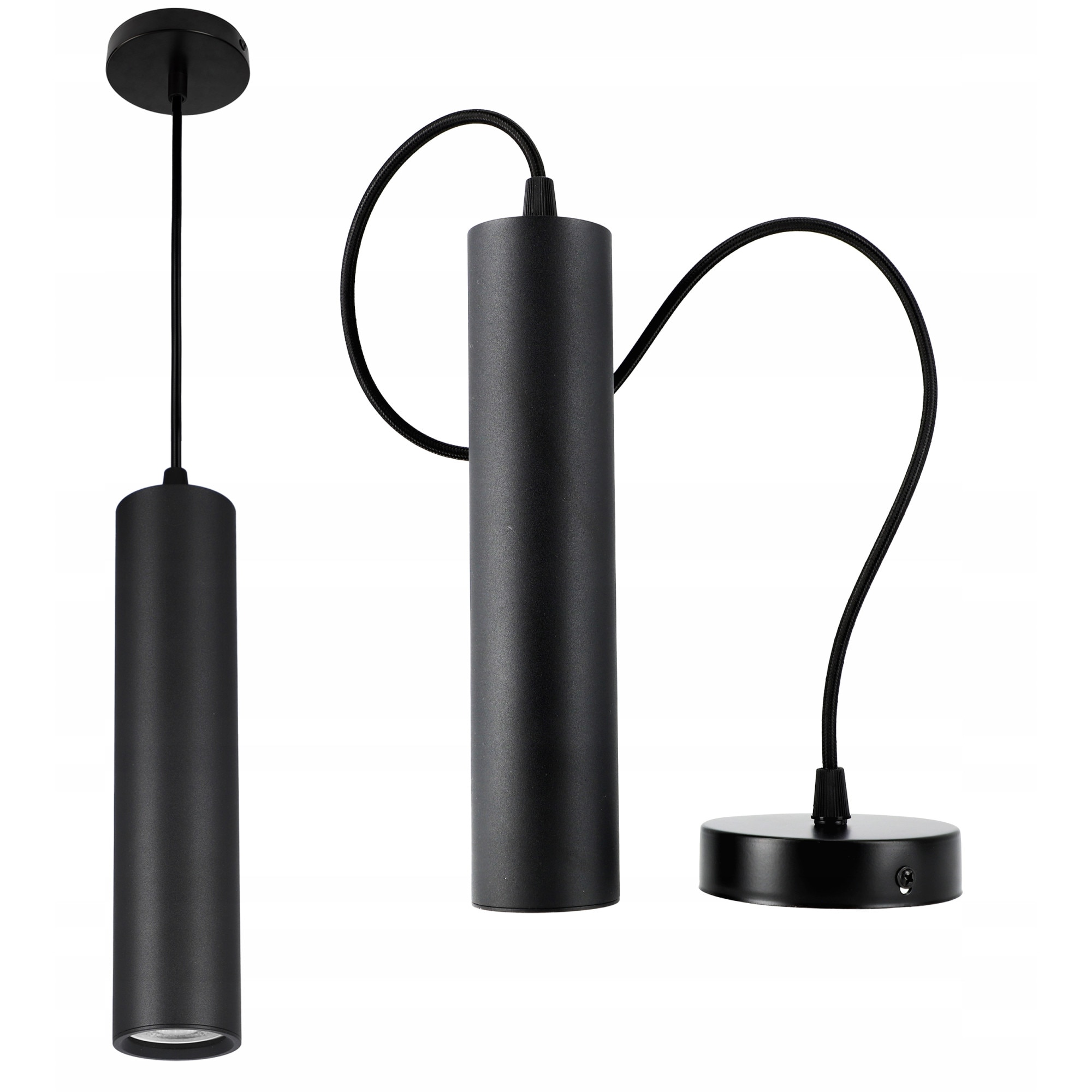 Lampa suspendata, halogen, LED, tavan, filet GU10, tub - eMAG.ro