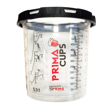 Rezerva pahar gradat cu inel, PRIMA CUPS, transparent, 400 ml - eMAG.ro