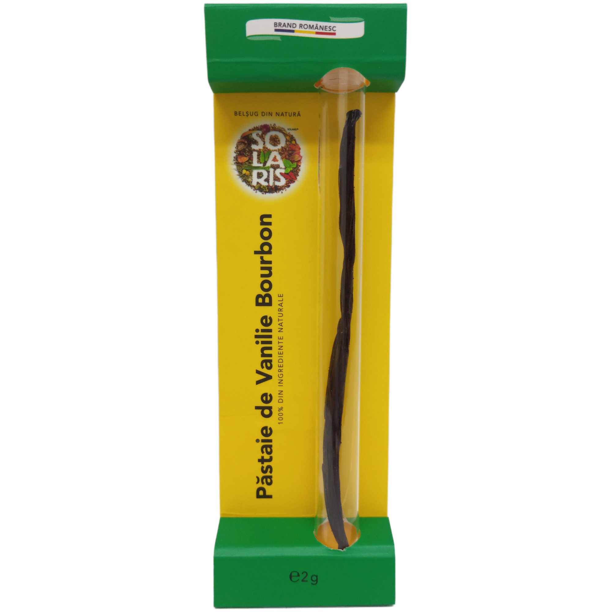 Betisor (Baton) de vanilie Bourbon, 100% pur natural, tub sticla, 2g ...