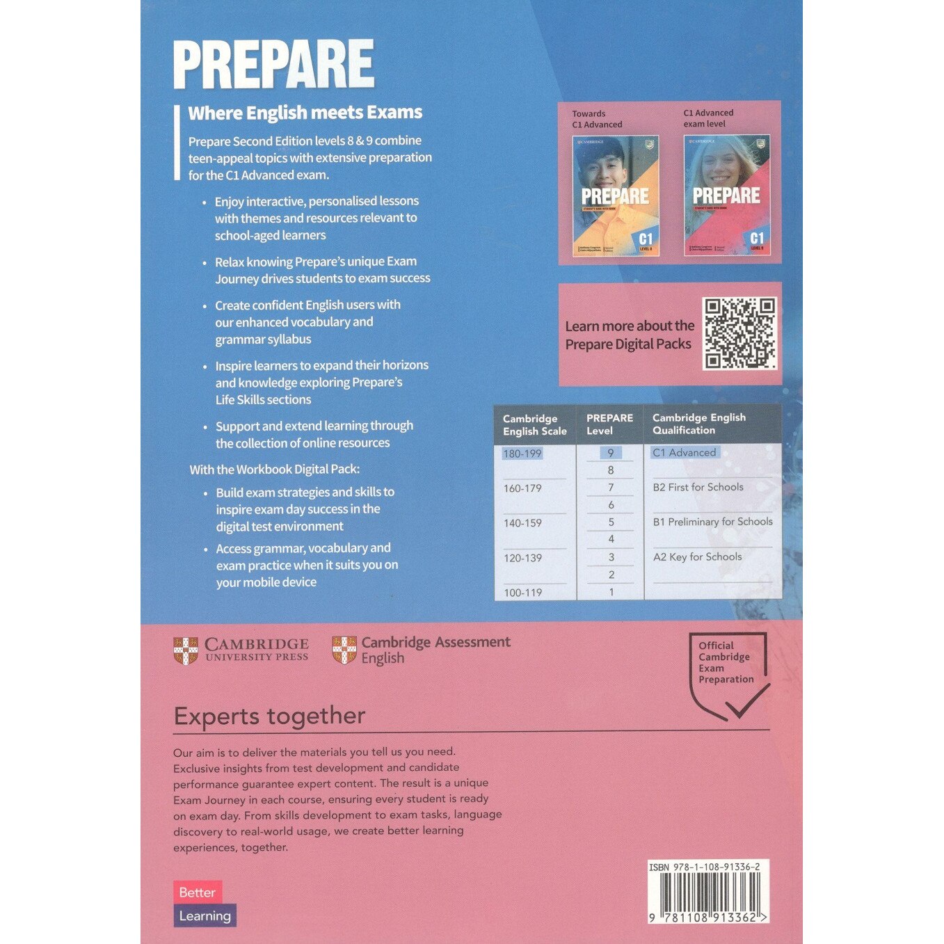 Prepare Level 9 Student's Book with audio video on Cambridge One ...