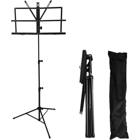 Stativ partituri note pliabil, cu husa inclusa - eMAG.ro