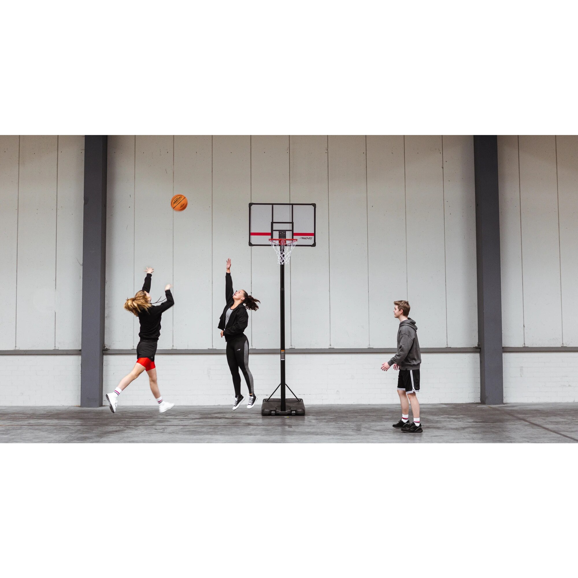 Sistem Baschet Portabil Avento Legendary, 107x72x3 cm, Negru ...