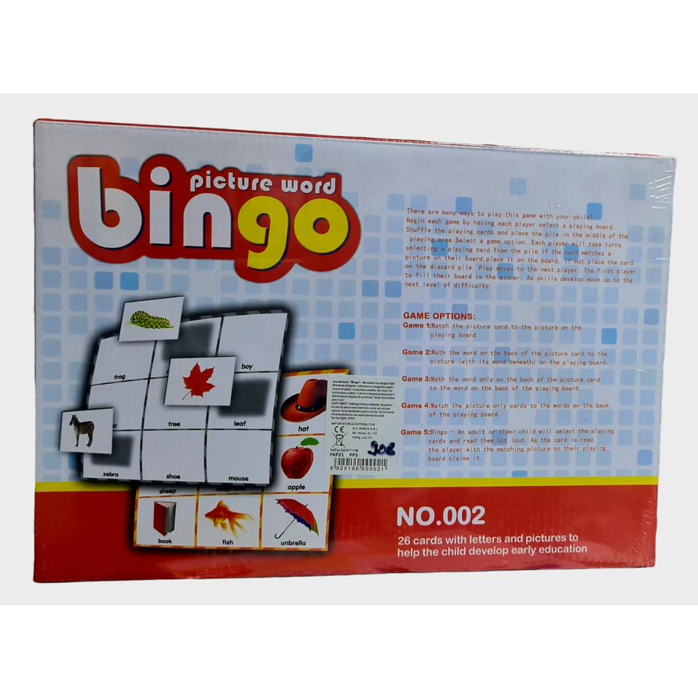Joc educativ Bingo, 36-carduri cu imagini - eMAG.ro