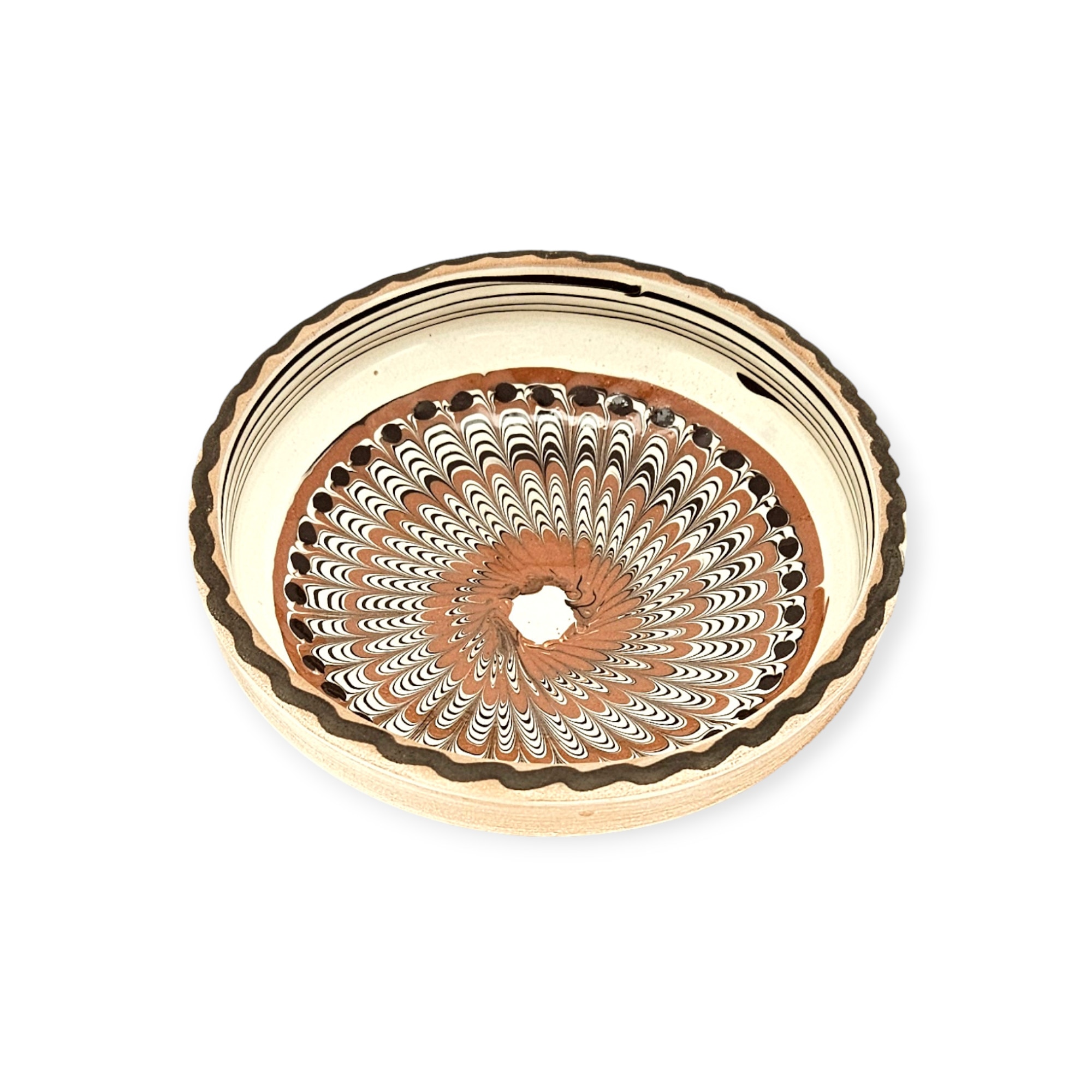 Strachina Traditionala 1012 model Coada de Paun culoare Rosu - eMAG.ro