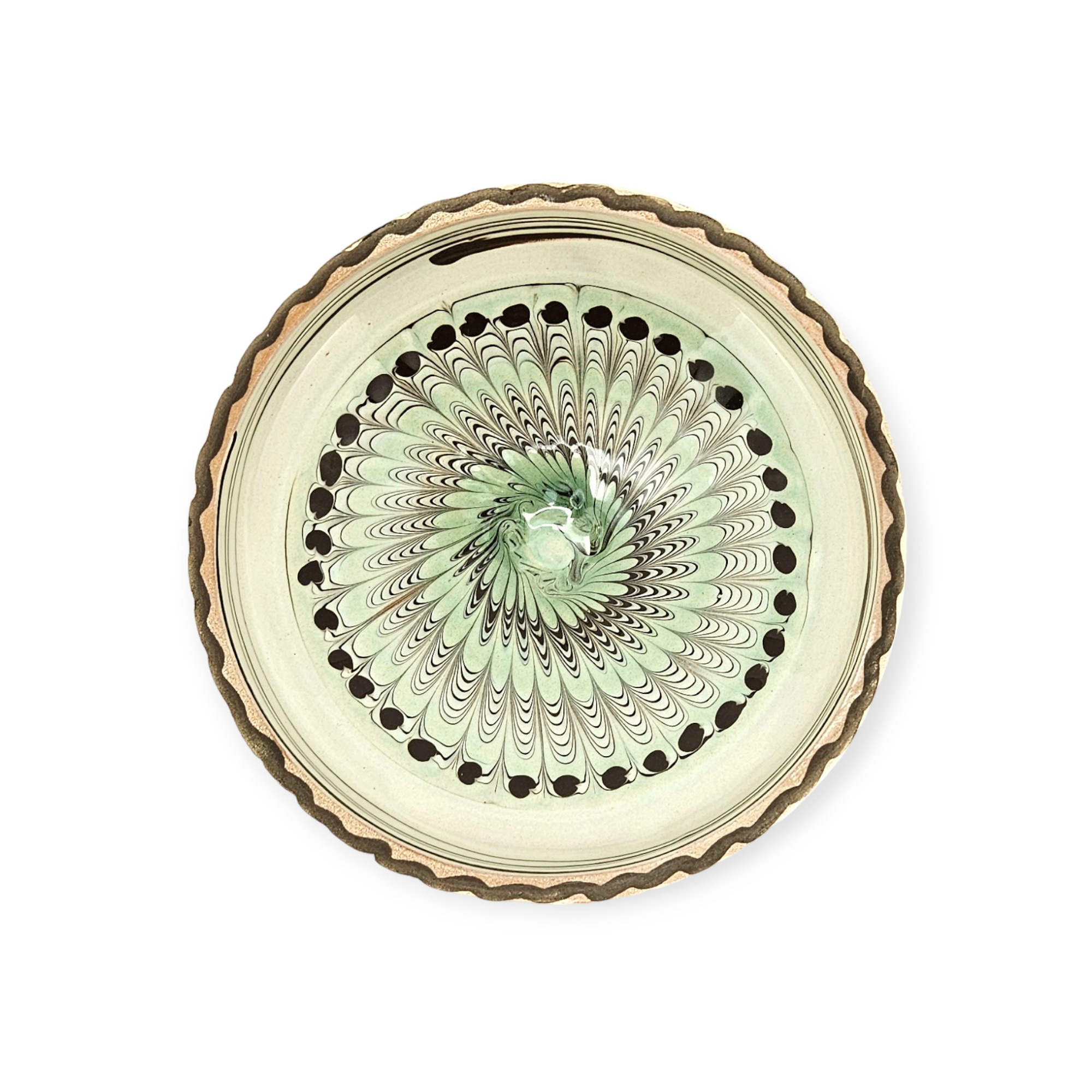 Strachina Traditionala 1012 model Coada de Paun culoare Verde - eMAG.ro