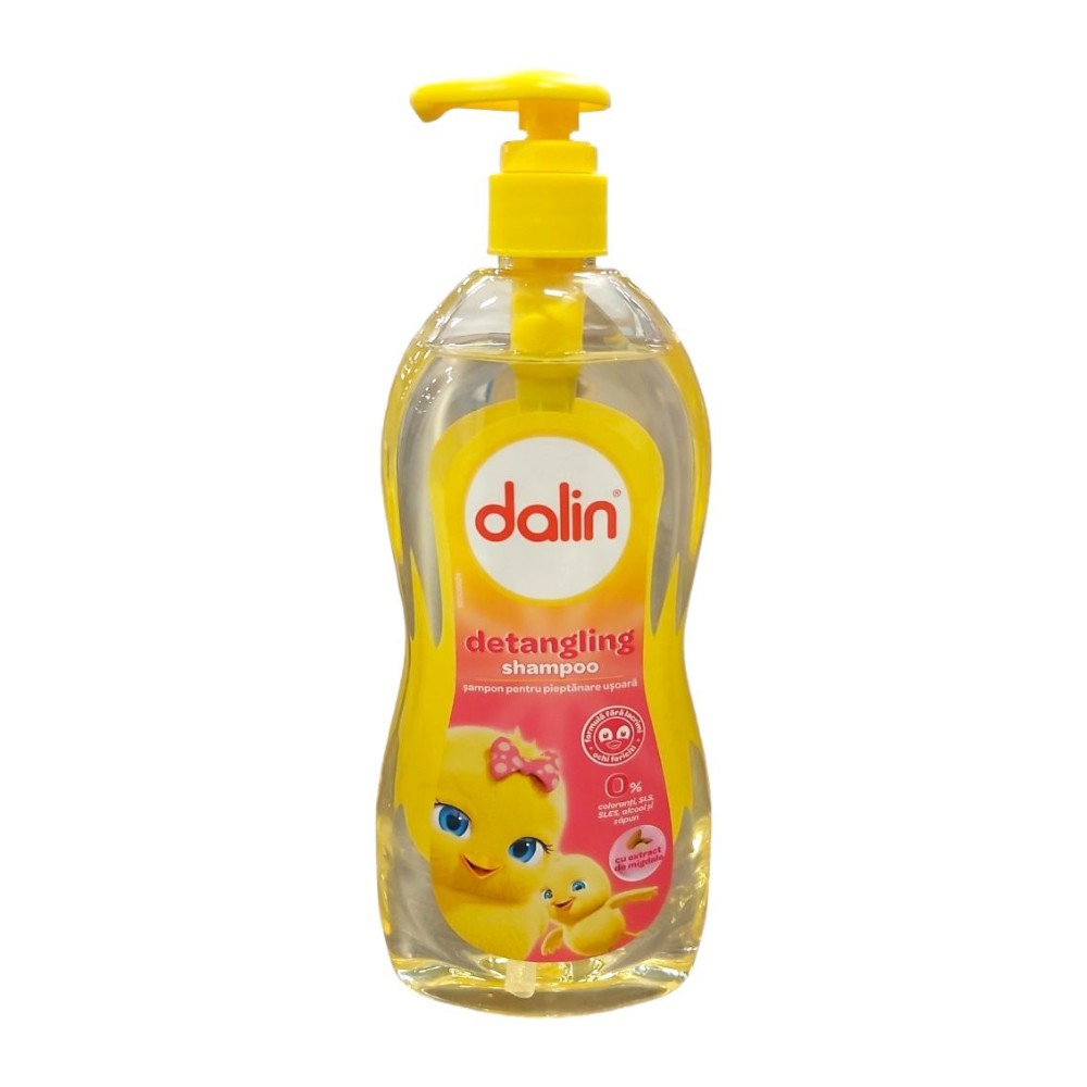 Set 2 x Sampon Dalin, fara Lacrimi, Migdale, Pieptanare Usoara, 700 ml ...