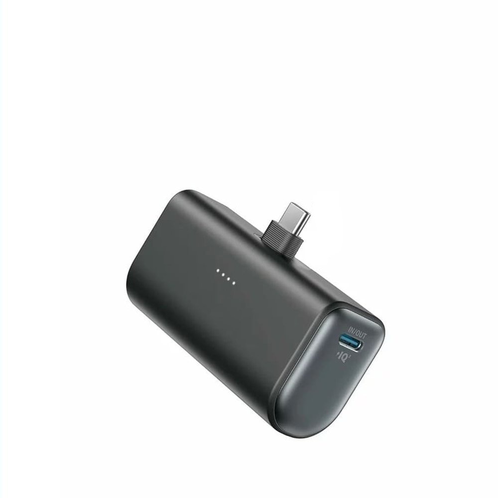 Baterie externa pentru telefon, porturi 1xUSB, 1xUSB-C, 5000mAh, Nano ...